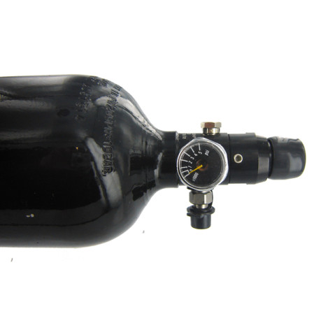 3000 psi refillable paintball bottle with HPA Regulator