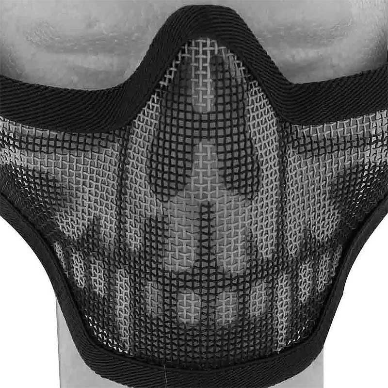 Airsoft Strike Half Face Tactical Military Bravo Strike Wire Mesh Mask ...
