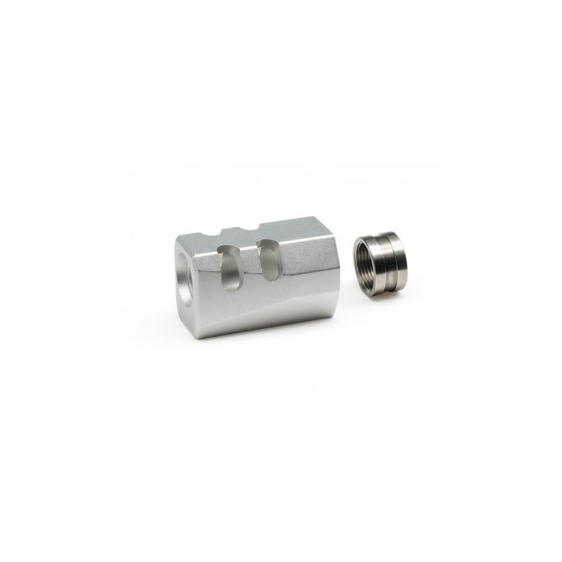 14mm CCW Compensator Type-B Silver